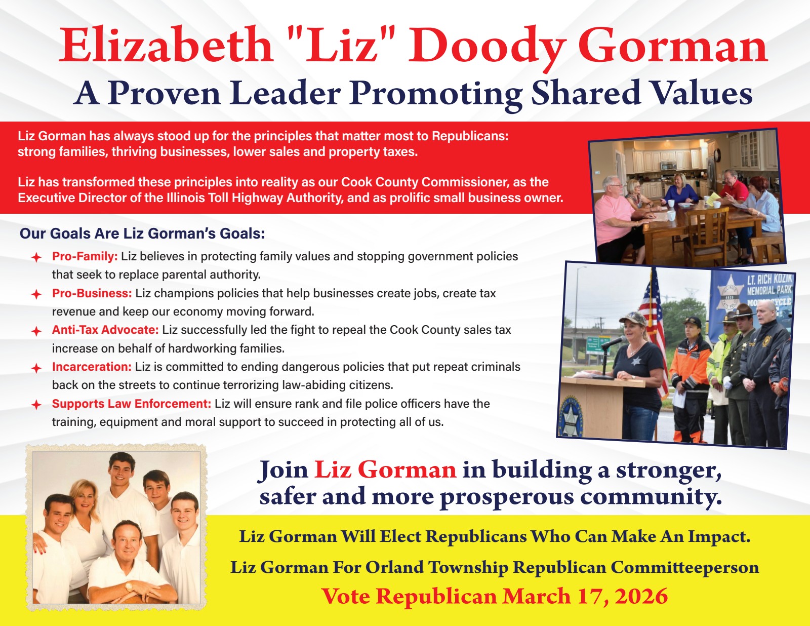 Liz Gorman for Cook County Commissioner - District 17